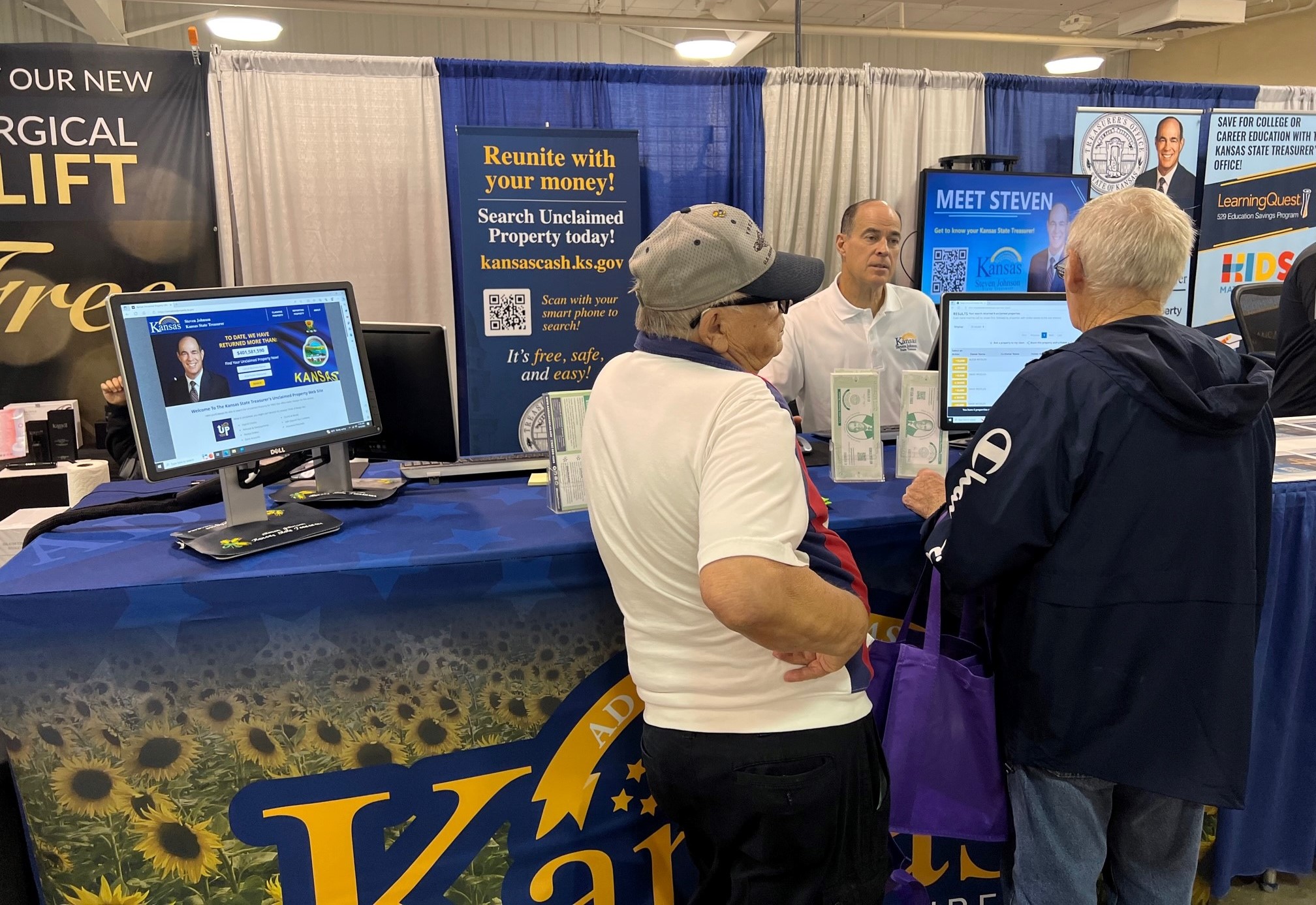 Kansas State Treasurer: Press Photo